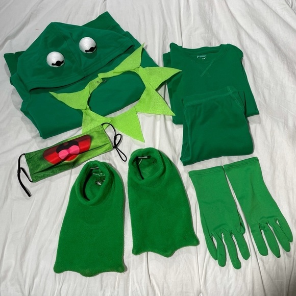 Costumes | Kermit The Frog Muppet Organic Cotton Costume | Poshmark